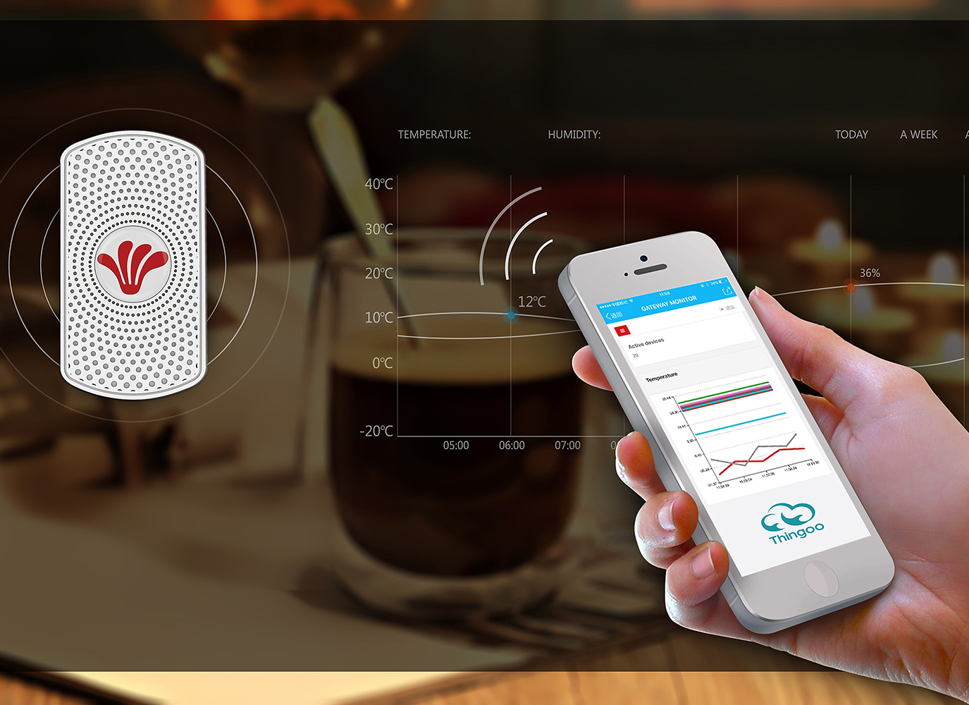 Nordic Semiconductor Powered Bluetooth Le Sensor Beacon Collects Temperature And Humidity Data