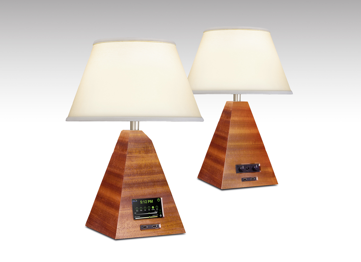 Smart Bluetooth Low Energy LED table lamps offer adjustable brightness ...