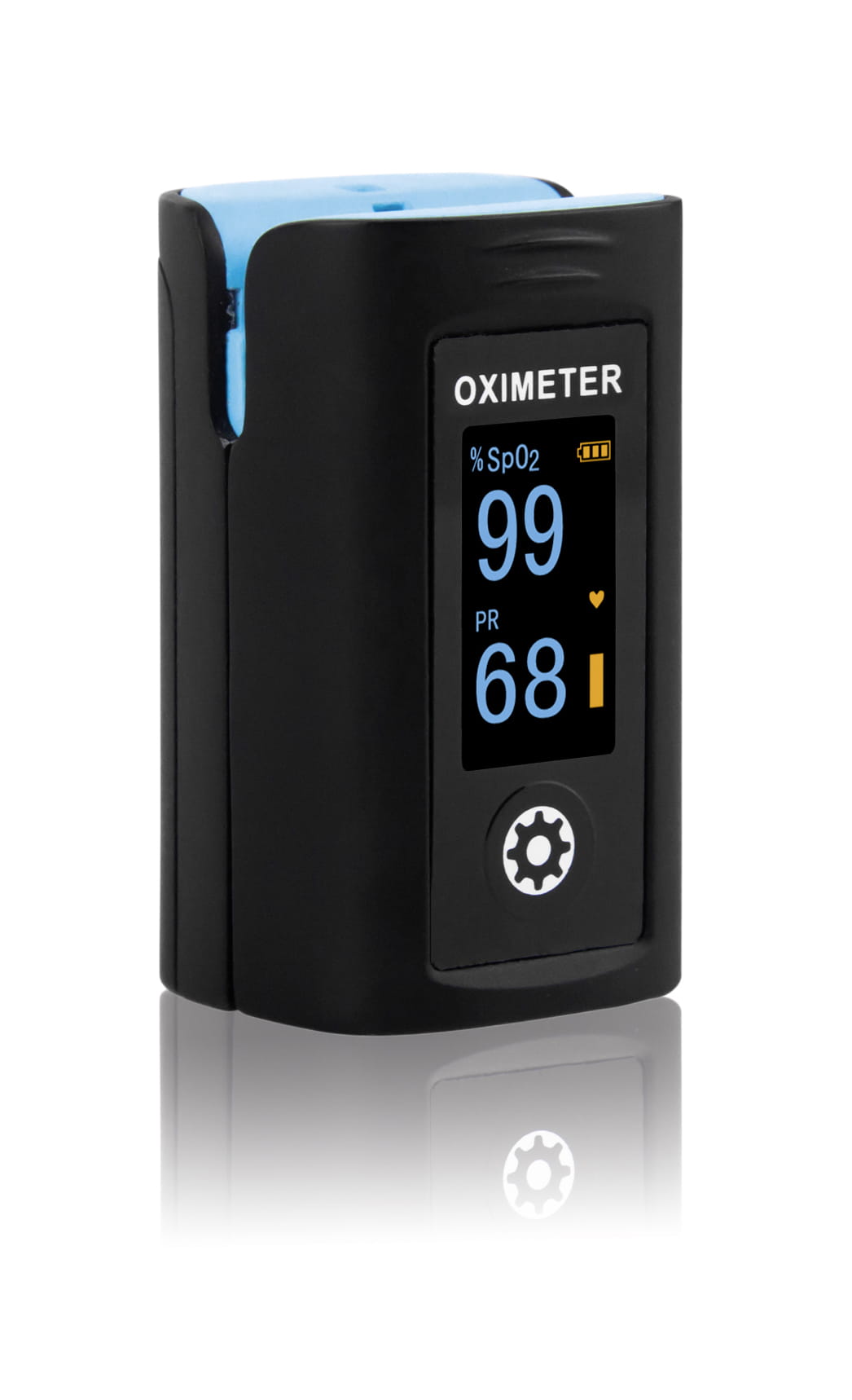 Bluetooth Low Energy wireless fingertip pulse oximeter provides ...